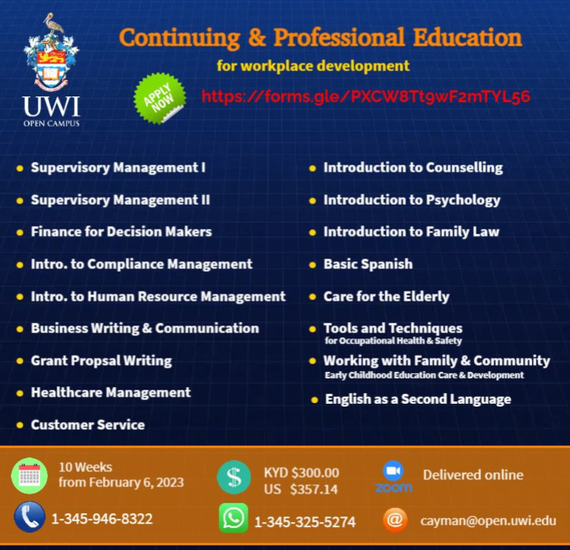Local Programmes | UWI Global Campus